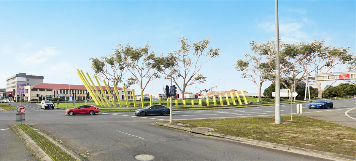 Final Construction of Gateway Commission begins Burnie City Council