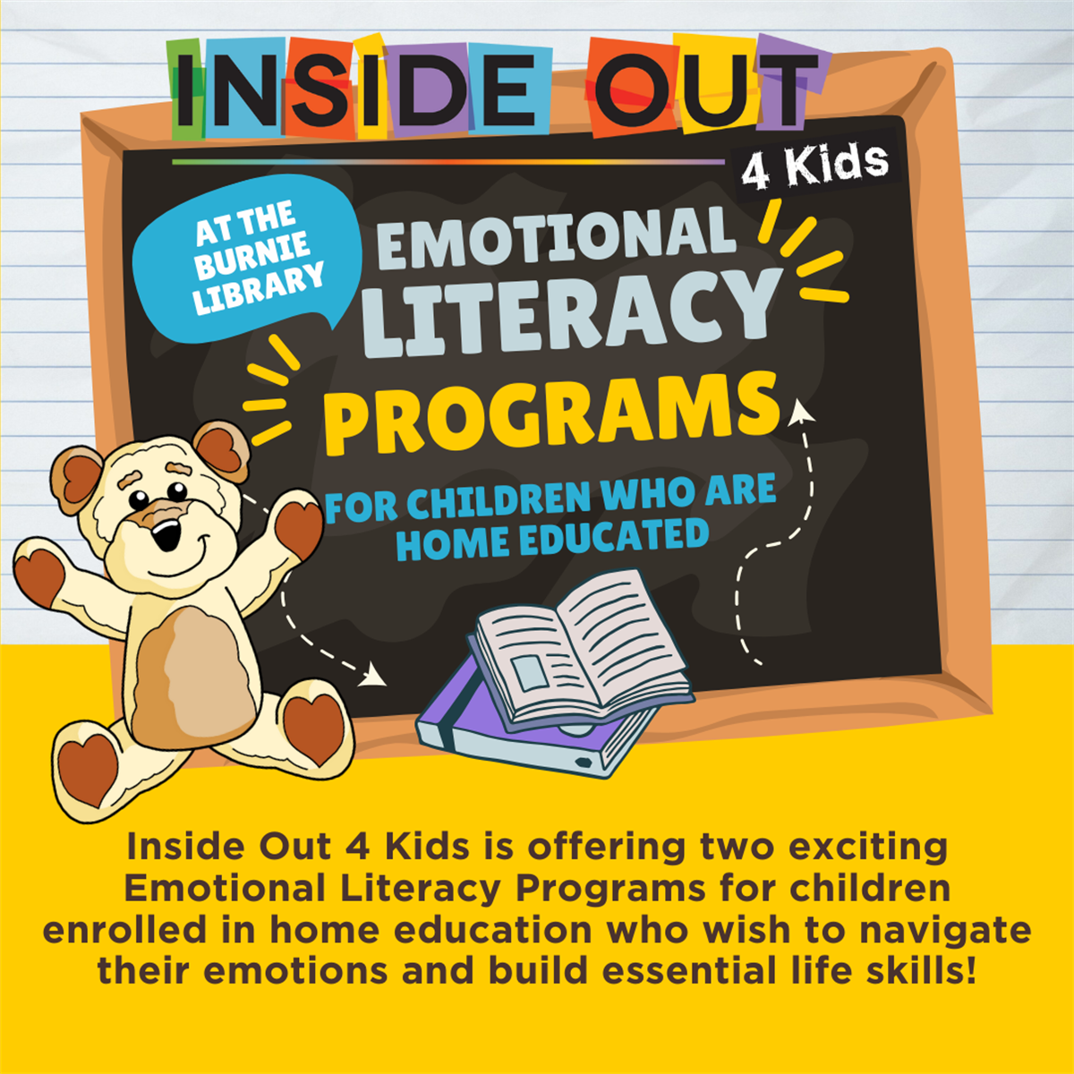 Inside Out for Kids at the Burnie Library Burnie City Council