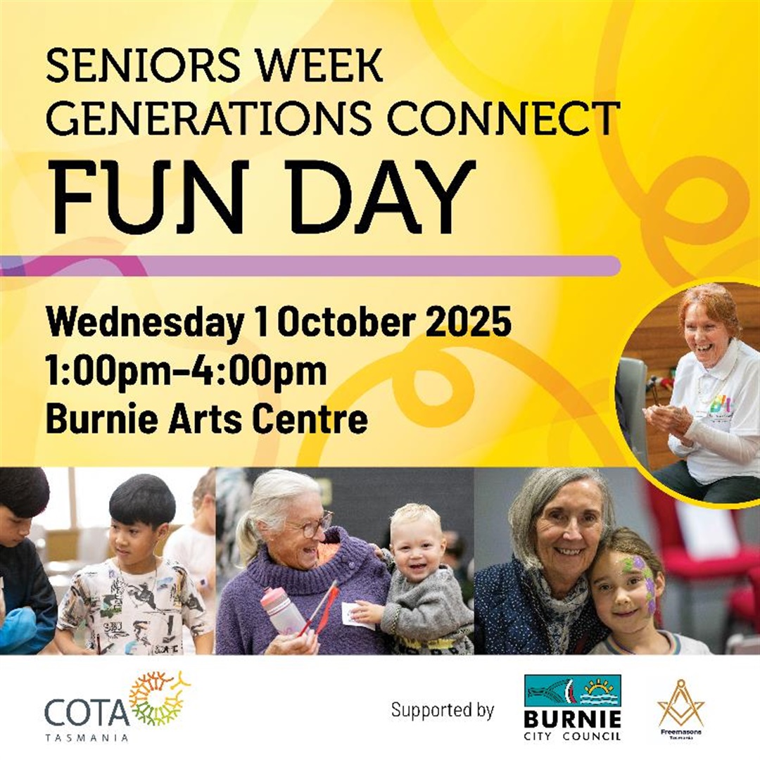 Seniors Week Generations Connect Fun Day Burnie City Council