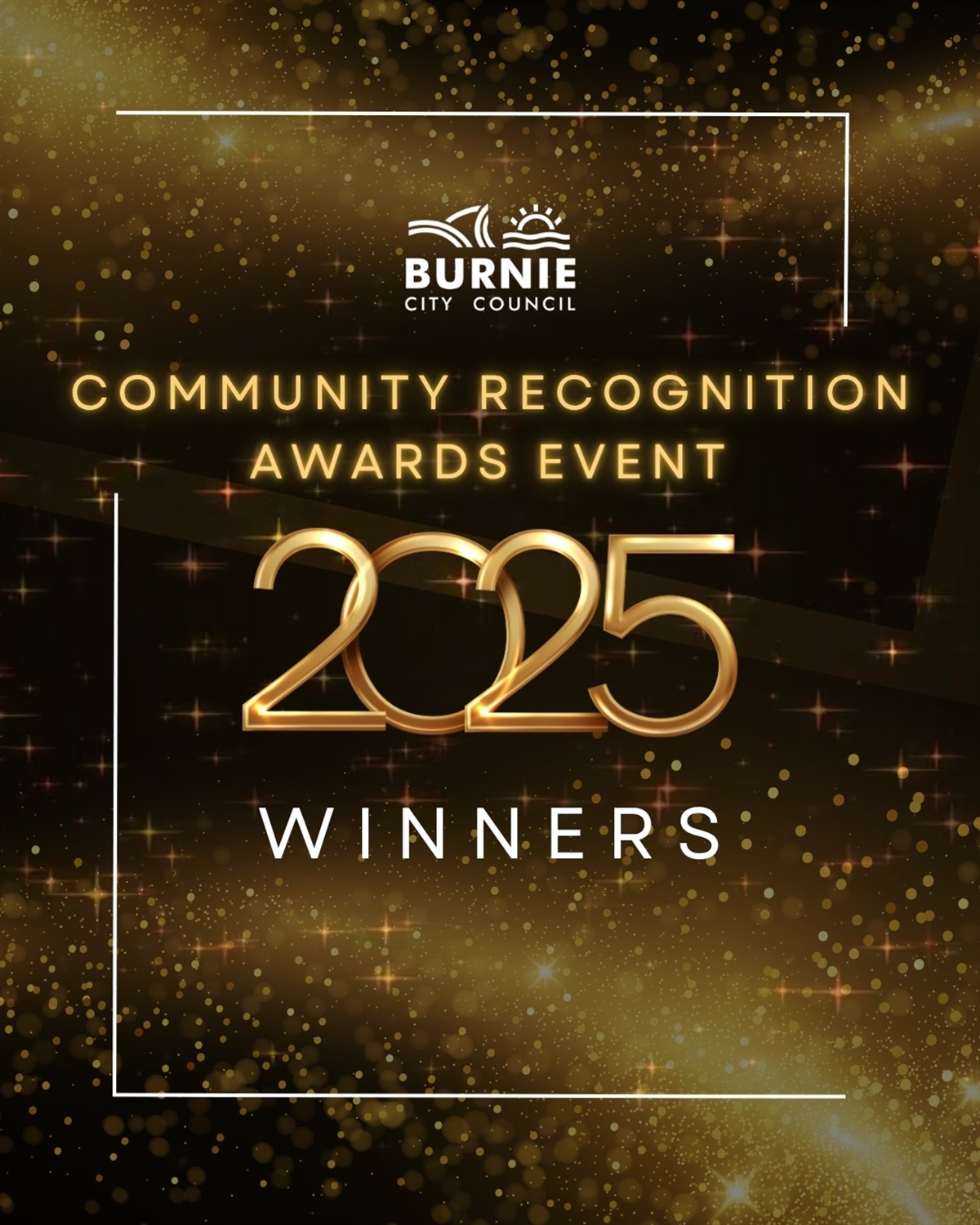 Community Recognition Awards 2025 - Winners Burnie City Council