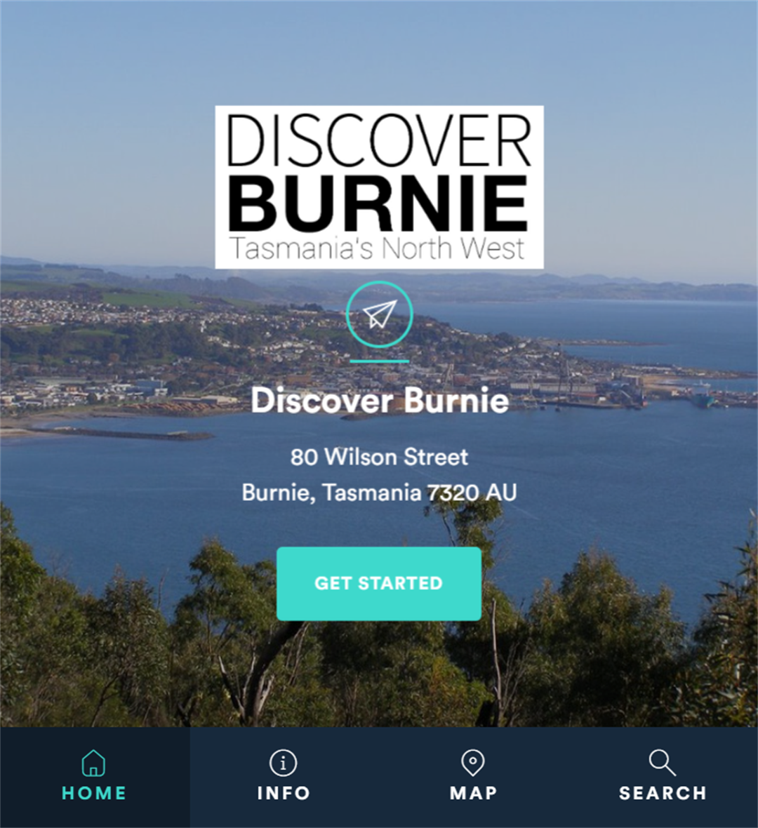 Discover Burnie eGuide Mobile App Discover Burnie
